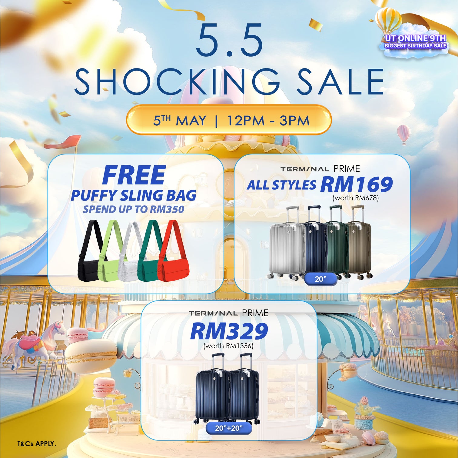 5.5 Shocking Sale – Universal Traveller